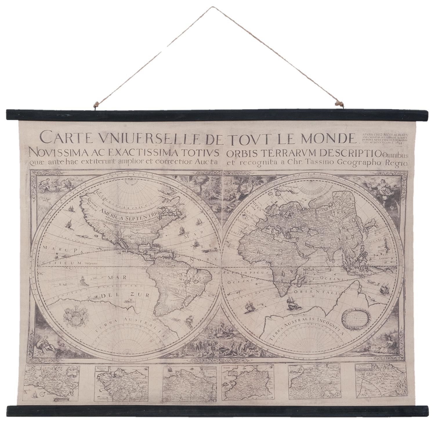 Nástěnná mapa zeměkoule - 105*2*76 cm | LaHome.cz