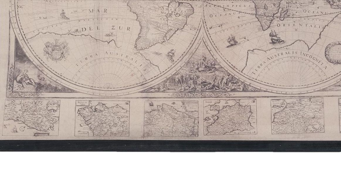 Nástěnná mapa zeměkoule - 105*2*76 cm | LaHome.cz